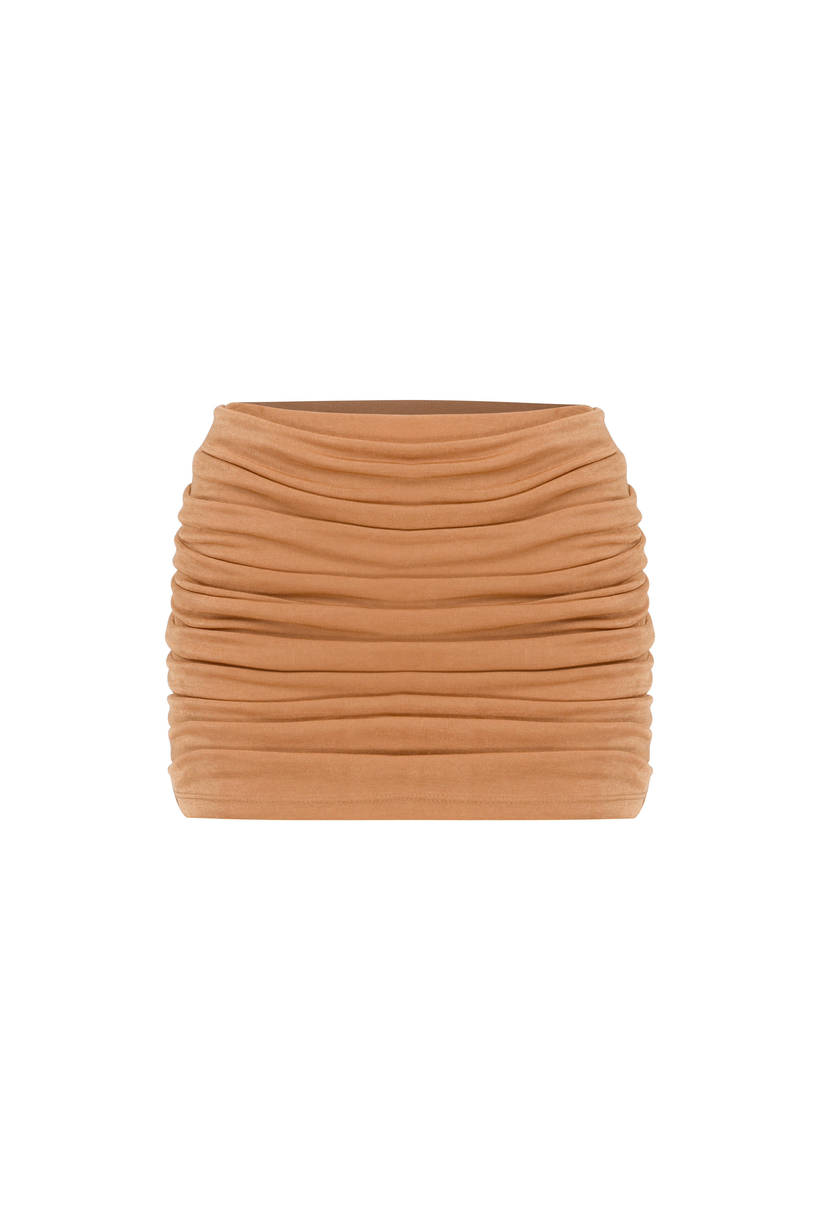 Beige Mini Sarong With Drape Details – RAISA VANESSA INT