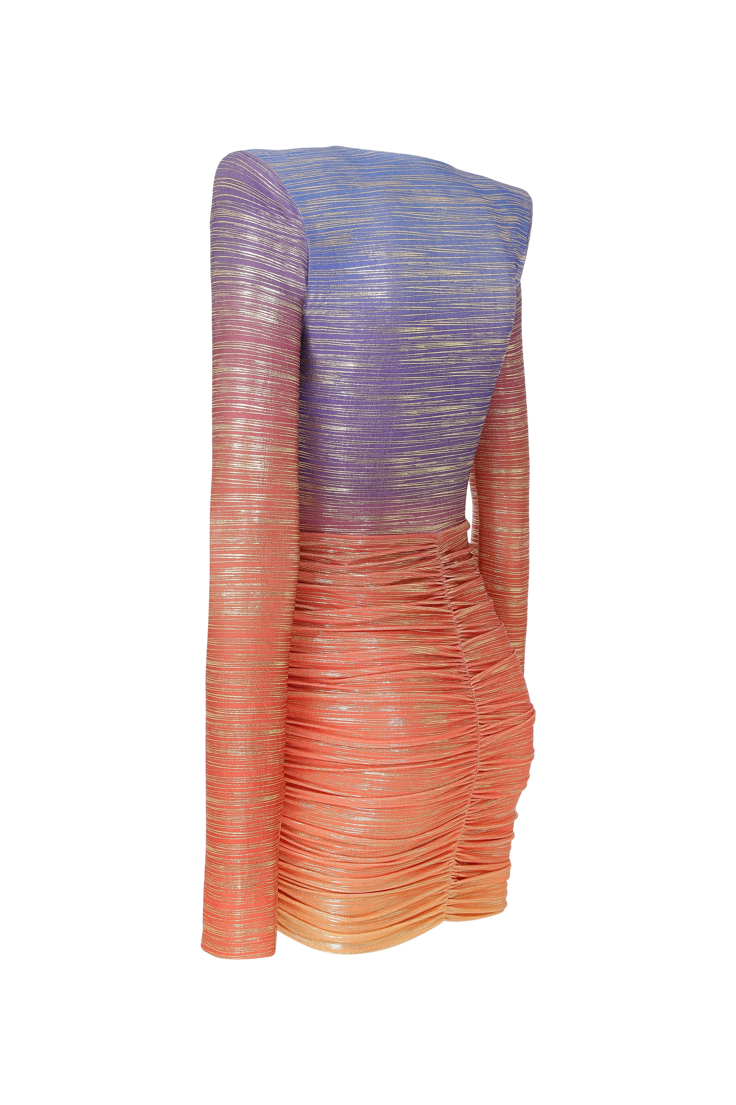 Sunset Mini Dress with Cutout and Gold Accessory Details – RAISA ...